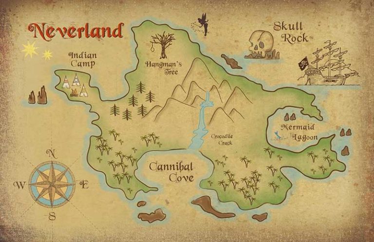 Qué ver en Nunca Jamás (con mapa) ⋆ Un viaje creativo